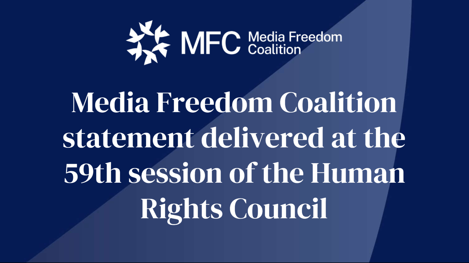 Statements - Media Freedom Coalition